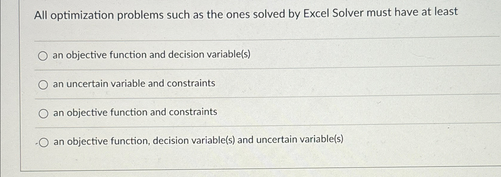 Solved All optimization problems such as the ones solved by | Chegg.com