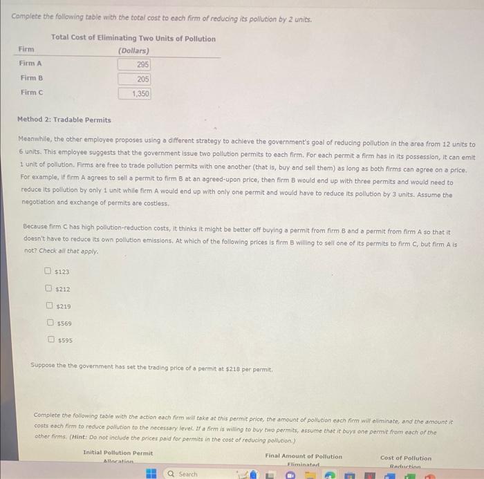 Solved 5. Correcting for negative externalities - Regulation | Chegg.com