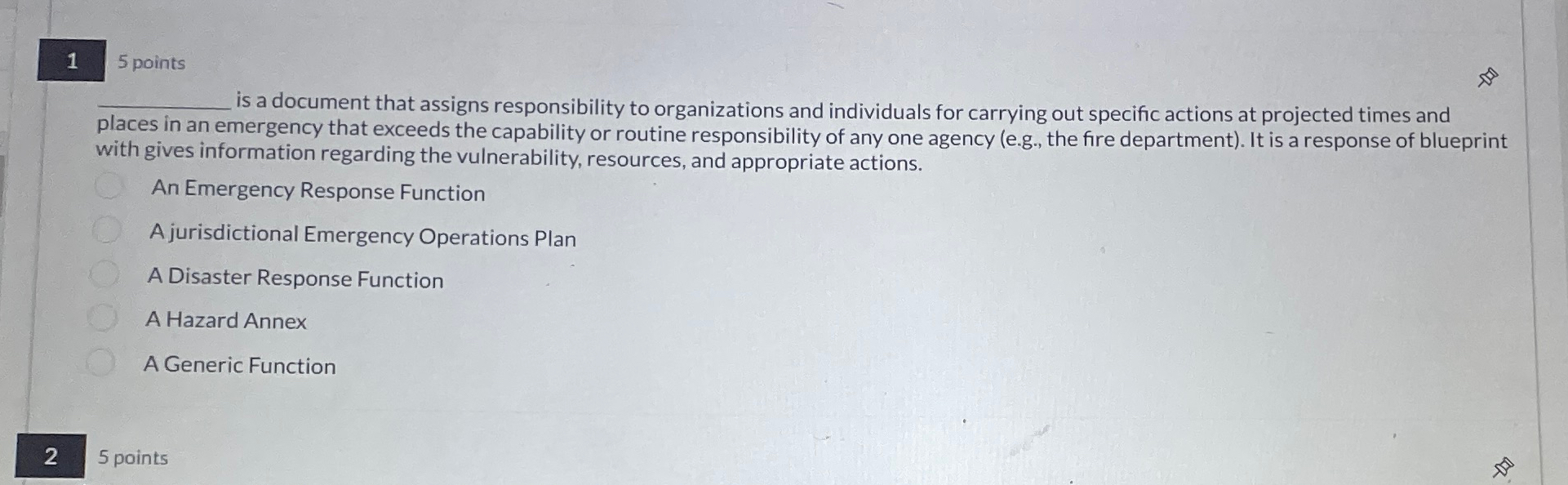 Solved 15 ﻿pointsq, ﻿is a document that assigns | Chegg.com