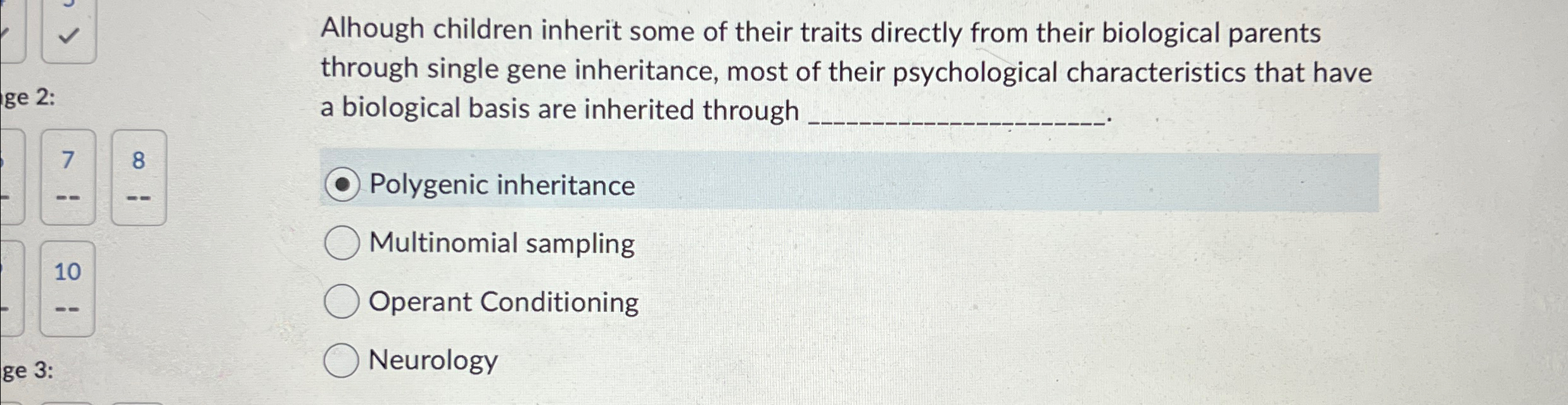 Solved Alhough children inherit some of their traits | Chegg.com