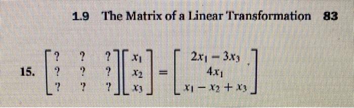 Solved fill in the missing entries of the matrix, assuming | Chegg.com