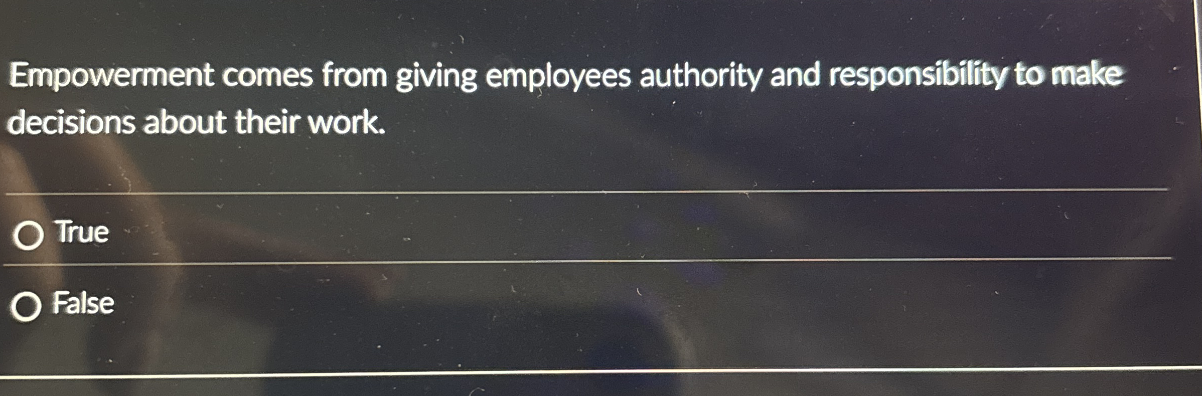 Solved Empowerment comes from giving employees authority and | Chegg.com
