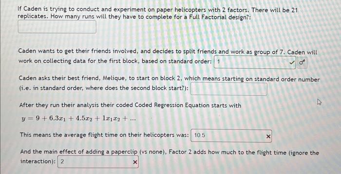 Solved If Caden is trying to conduct and experiment on paper | Chegg.com