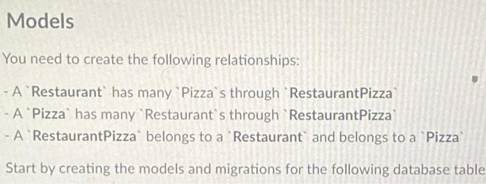 i am using rails .create rails API backend and write | Chegg.com