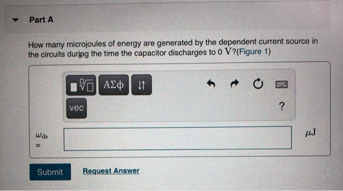 Solved Part A How many microjoules of energy are generated | Chegg.com