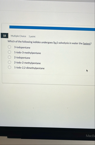 Solved 18Multiple Choice 1 ﻿pointWhich of the following | Chegg.com