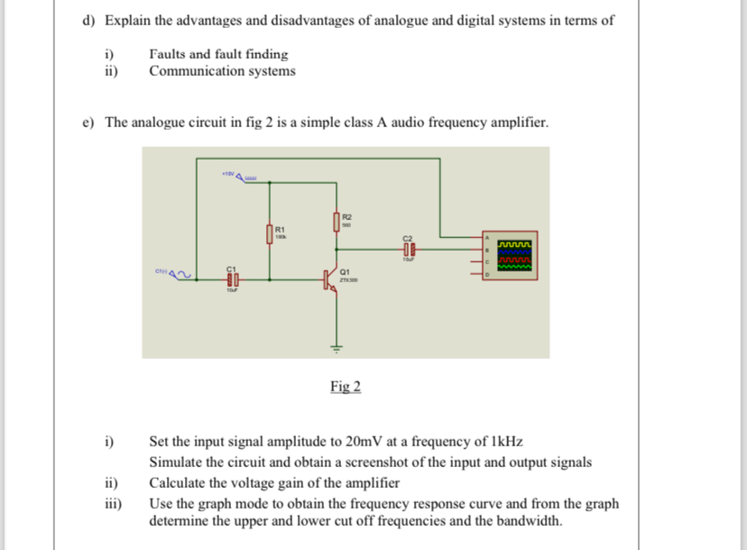 Solved d) ﻿Explain the advantages and disadvantages of | Chegg.com