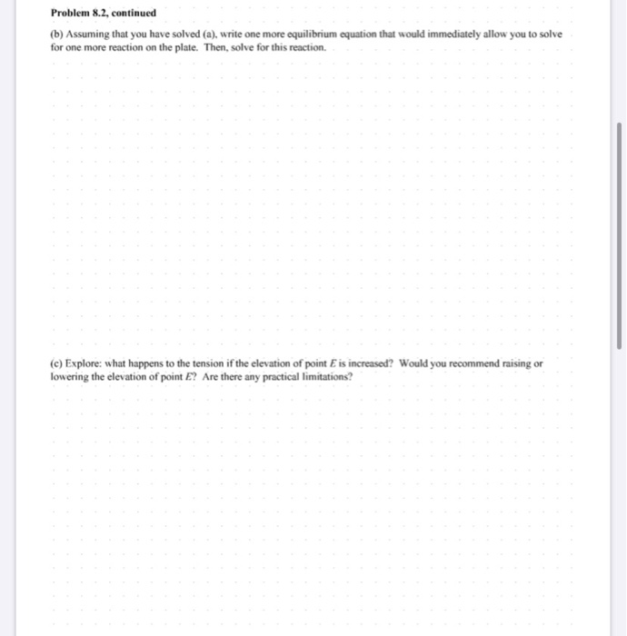 Solved Parameter Values + 20% Problem 8.1. Structure ABCDEF | Chegg.com