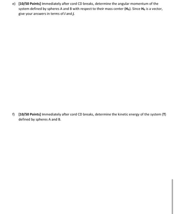 Solved 2. (50 Points] Three small spheres A, B, and C, each | Chegg.com
