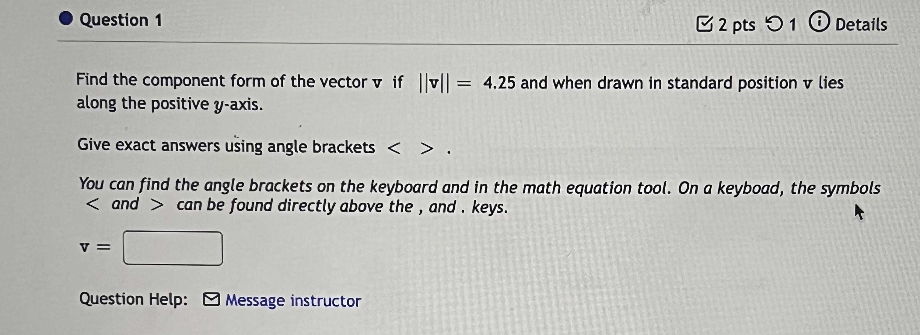 Solved Find the component form of the vector v ﻿if | Chegg.com