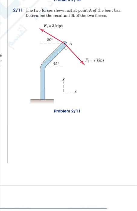 Solved 32 Chapter 2 Force Systems PROBLEMS Introductory | Chegg.com