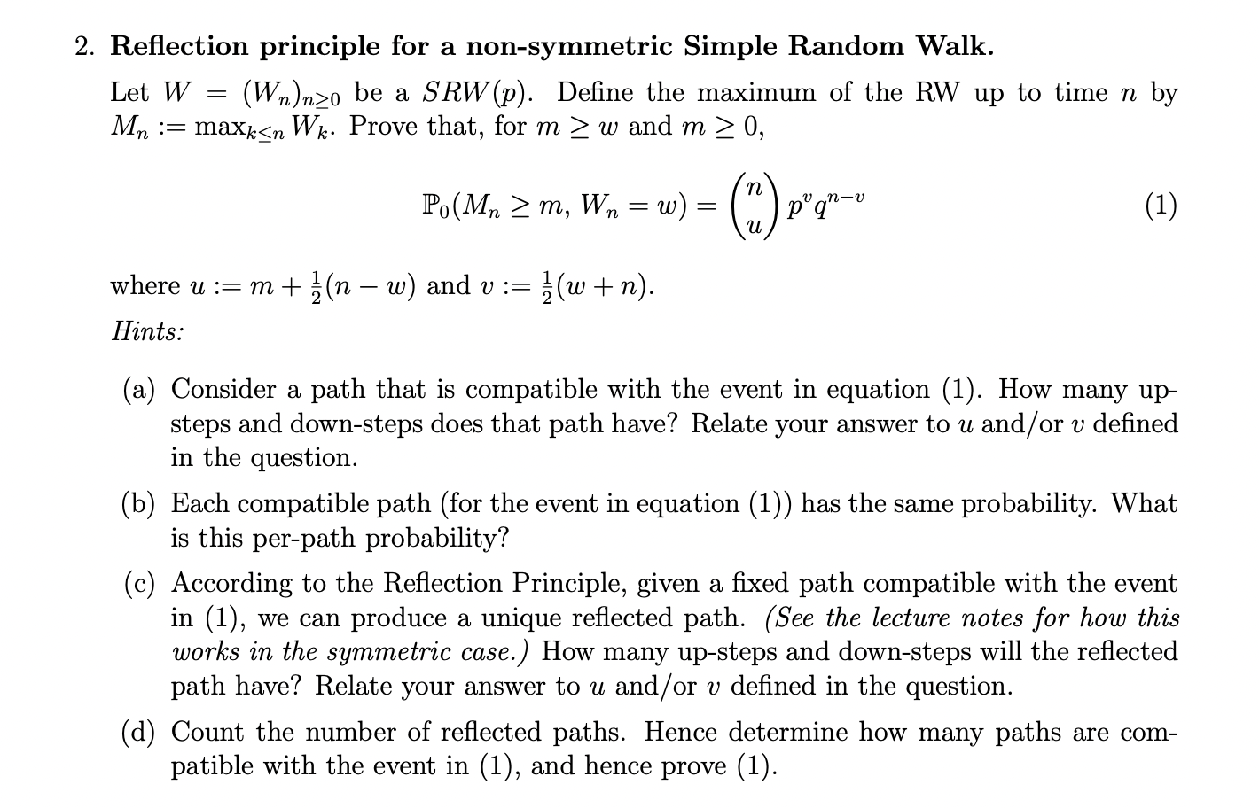 Solved Reflection principle for a non-symmetric Simple | Chegg.com