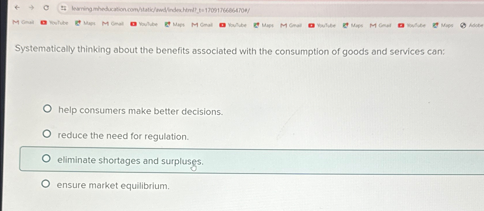 Solved Systematically thinking about the benefits associated | Chegg.com