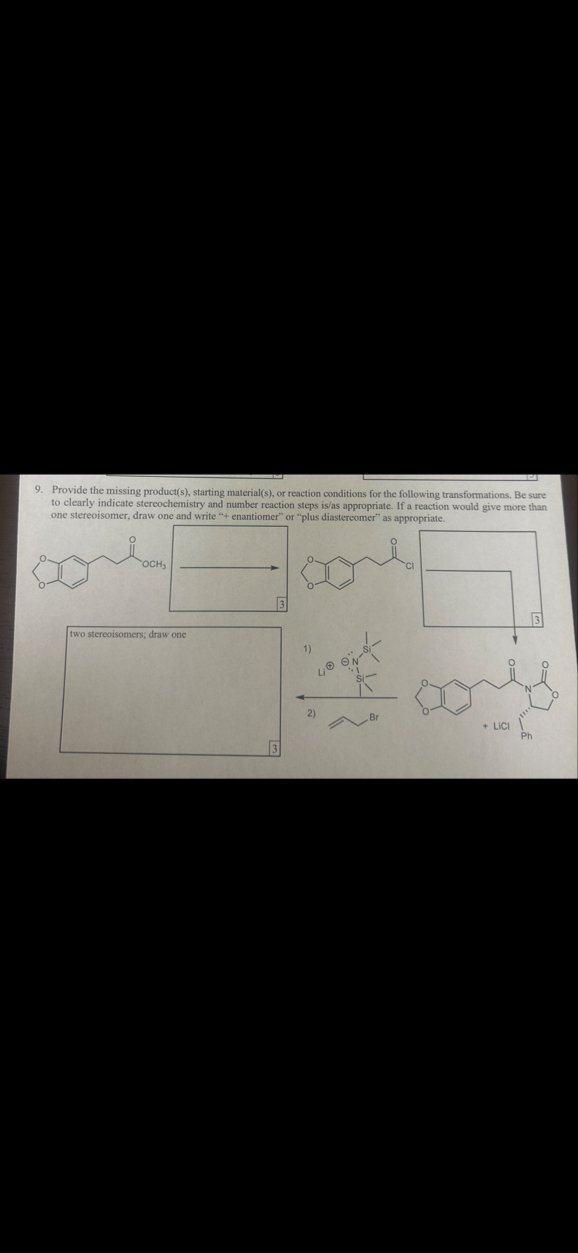Solved Page 3 ﻿of 4Org. Chem. 2007, 72, 8478.3(b) ﻿Org. | Chegg.com