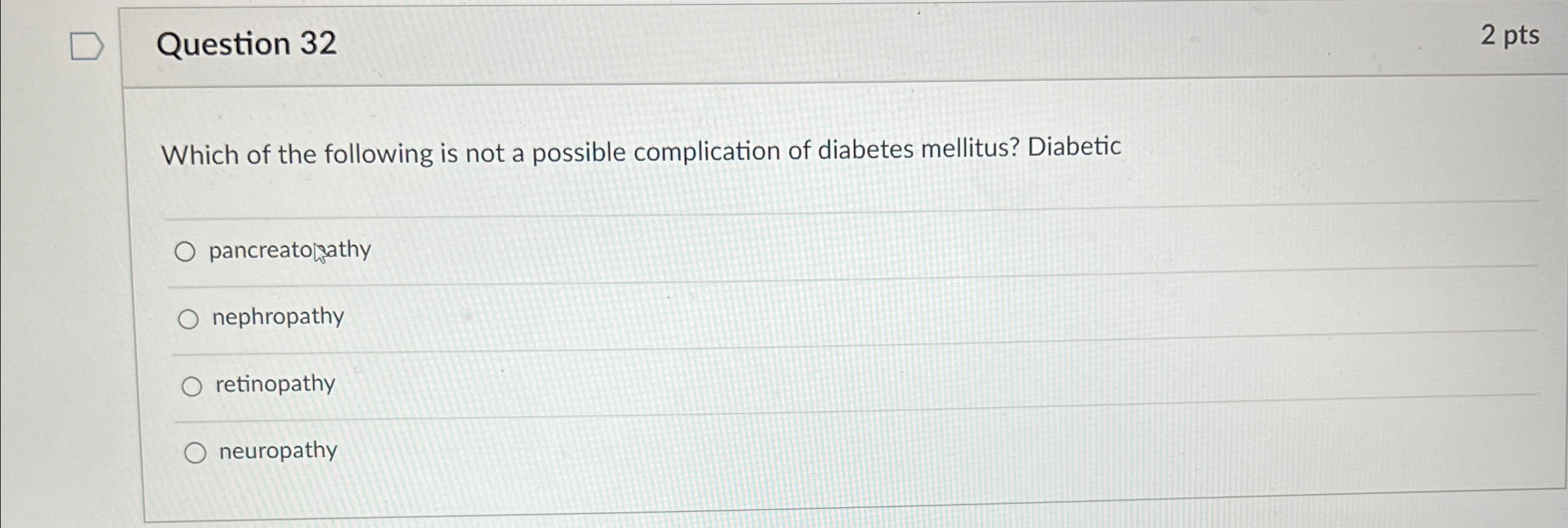 Solved Question 322 ﻿ptsWhich of the following is not a | Chegg.com