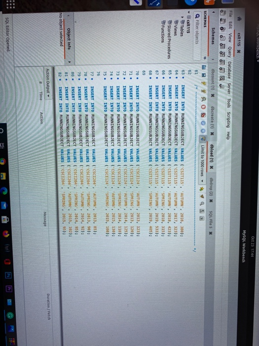 Solved Tasks Task 1 (5 marks) Download a file solution1.sql | Chegg.com