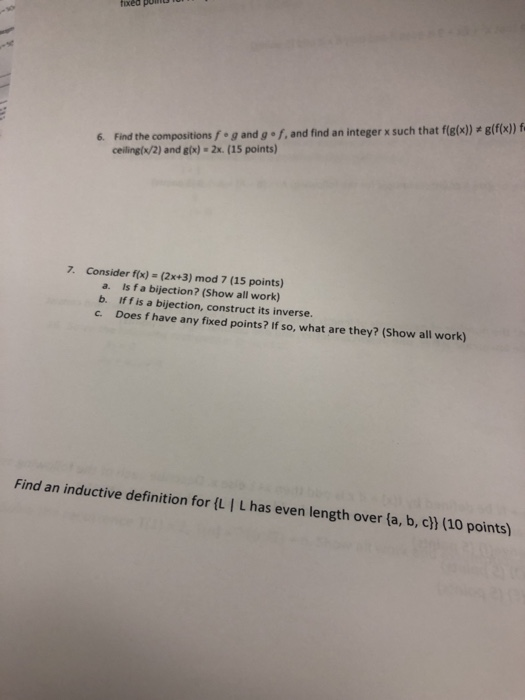 fixed Find the compositions f g and g f, and find an | Chegg.com