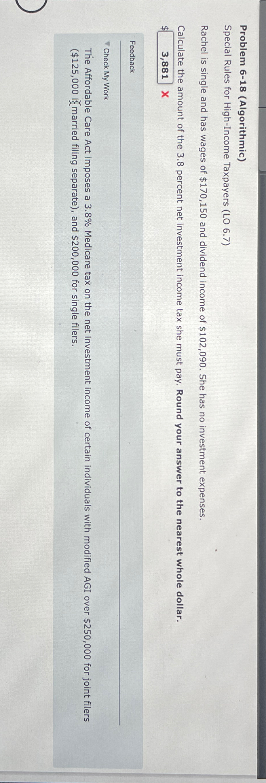 Solved Problem 6-18 (Algorithmic)Special Rules for | Chegg.com