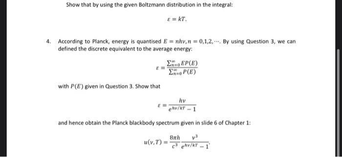 Solved 1. Wien's (displacement) law is given as λmaxT= | Chegg.com