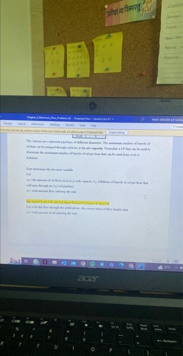Create a maximum flow problem within the context of | Chegg.com