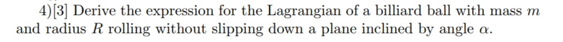 Solved [3] ﻿Derive the expression for the Lagrangian of a | Chegg.com