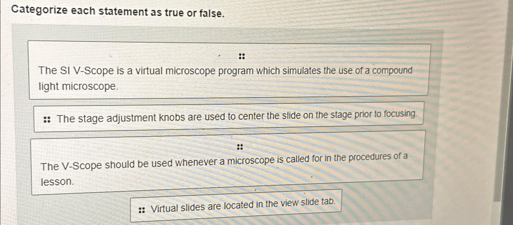 Solved Categorize each statement as true or false.The SI | Chegg.com