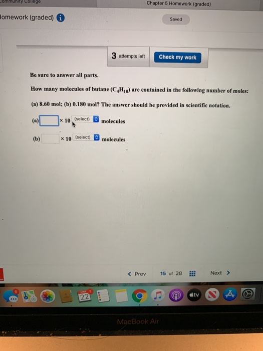 Solved Community College Chapter 5 Homework (graded) | Chegg.com Solved Community College Chapter 5 Homework (graded) | Chegg.com