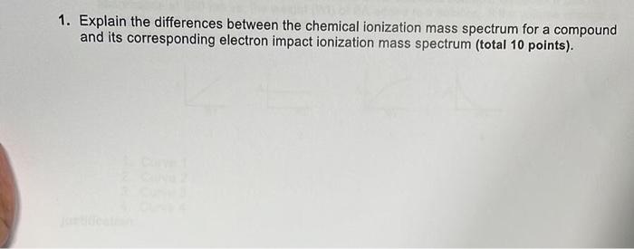 Solved 1. Explain the differences between the chemical | Chegg.com