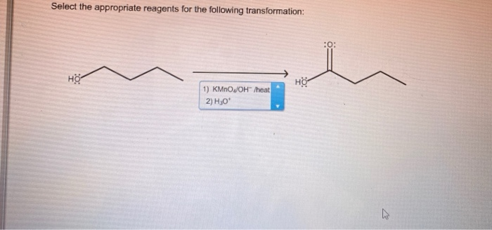 Solved Place the best reagent in the bin for each of the | Chegg.com