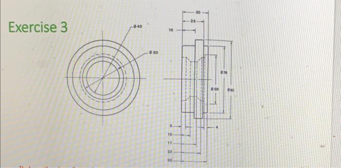 redraw the given front view and replace the right | Chegg.com