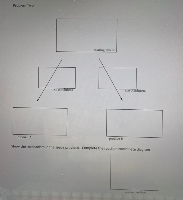 Solved 2. Solve the structure for products A and B using the | Chegg.com