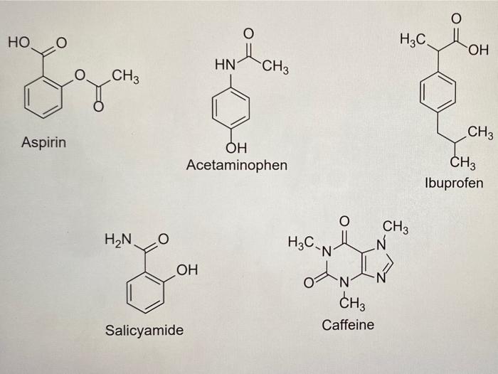 Solved o НО. H3C , OH HN CH3 CH3 CH3 Aspirin OH | Chegg.com