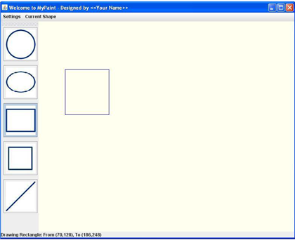 Solved Using Java!My Paint ApplicationDevelop a paint | Chegg.com