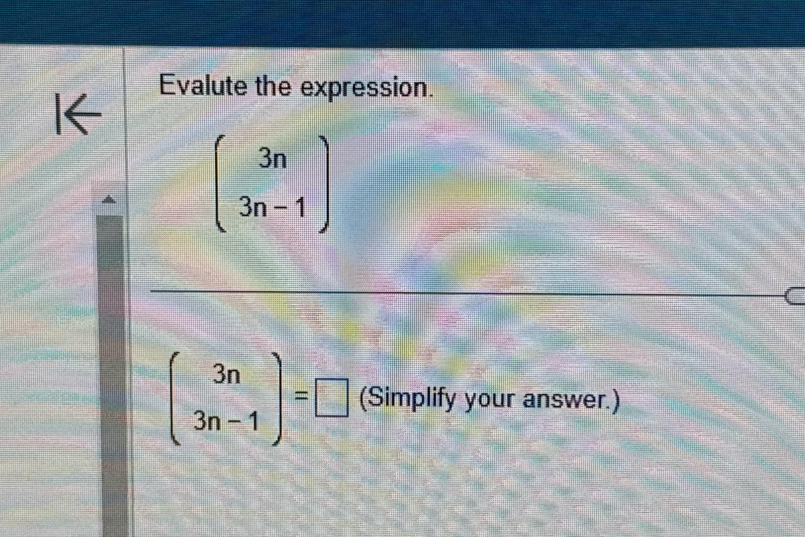 Solved Evalute the | Chegg.com