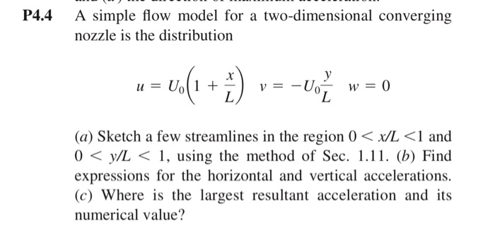 Solved For the velocity distribution of Prob, P4.4, (a) | Chegg.com