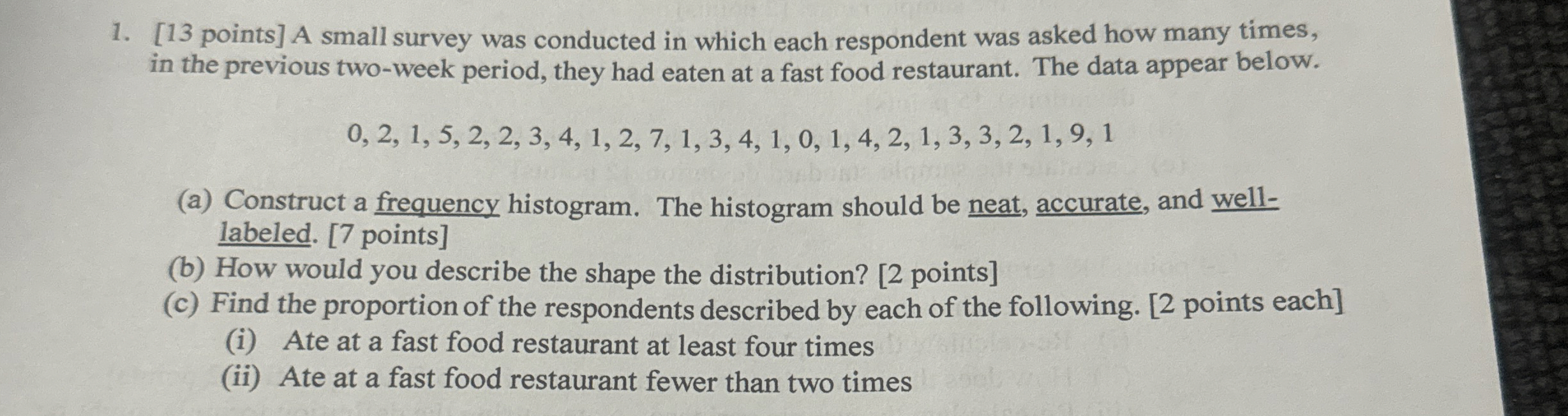 Solved QUESTION 41 ﻿pointsWhich of the following | Chegg.com