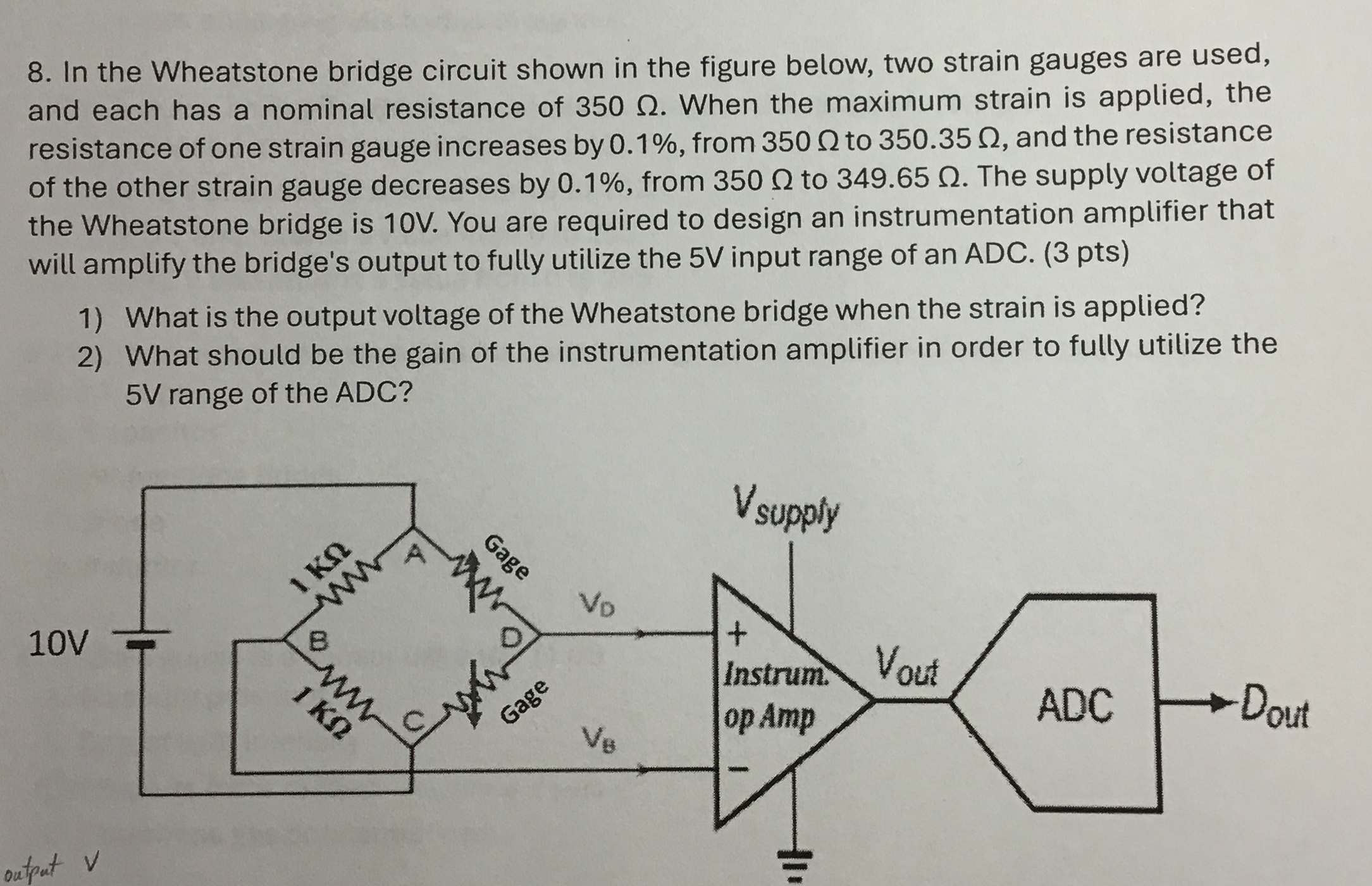 Solved In the Wheatstone bridge circuit shown in the figure | Chegg.com