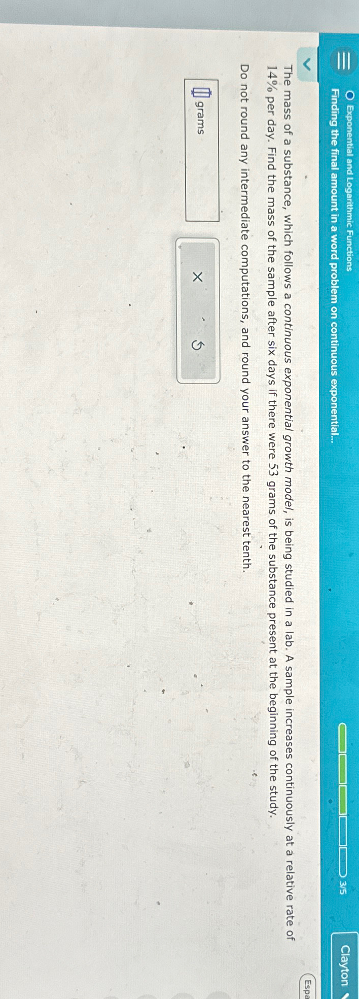 Solved Exponential and Logarithmic FunctionsFinding the | Chegg.com