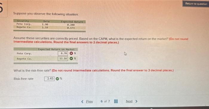 Solved Suppose you observe the following situation: Assume | Chegg.com