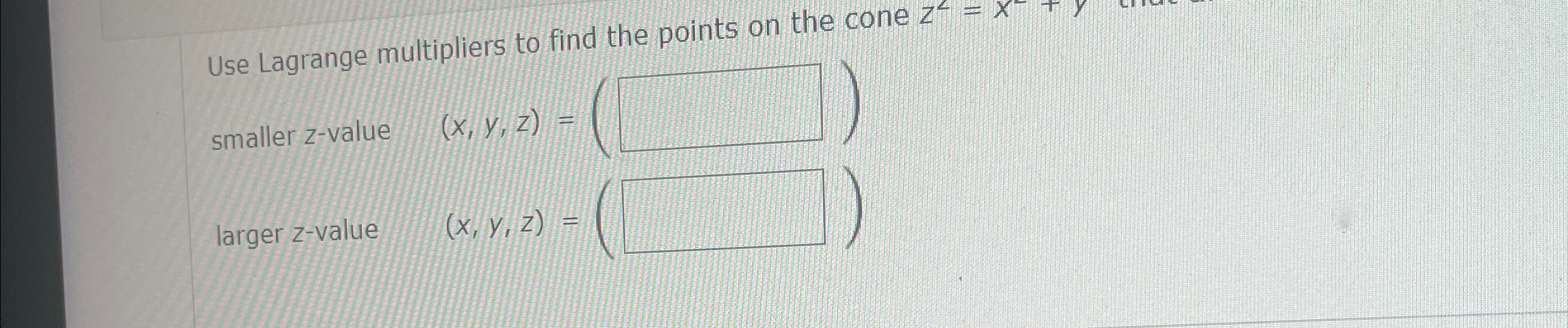 Use Lagrange multipliers to find the points on the | Chegg.com