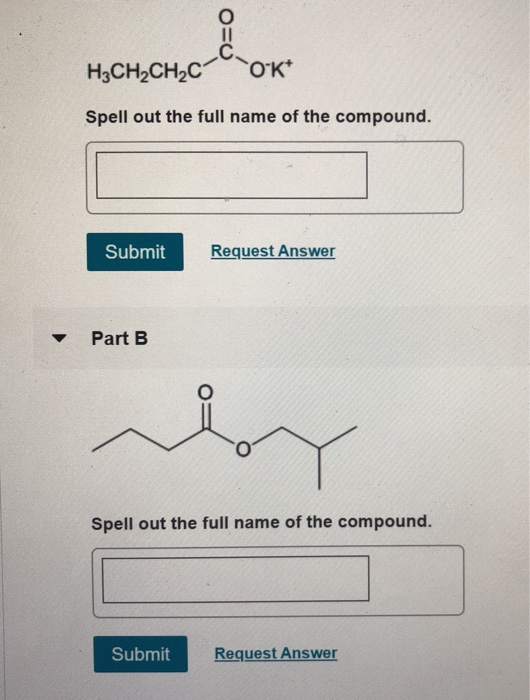 Solved H2CH.CH_COK Spell out the full name of the compound. | Chegg.com