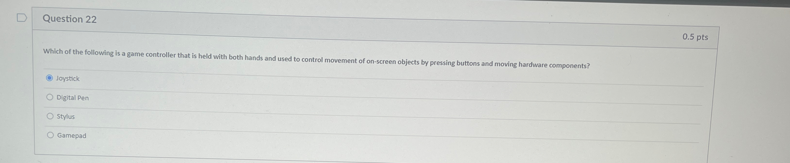Solved Question 220.5ptsWhich of the following is a game | Chegg.com