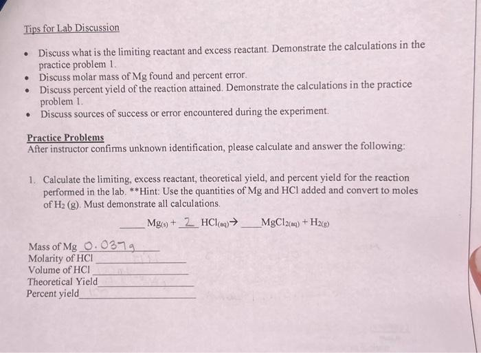 Solved Please answer the Tips for lab discussion, Question 1 | Chegg.com