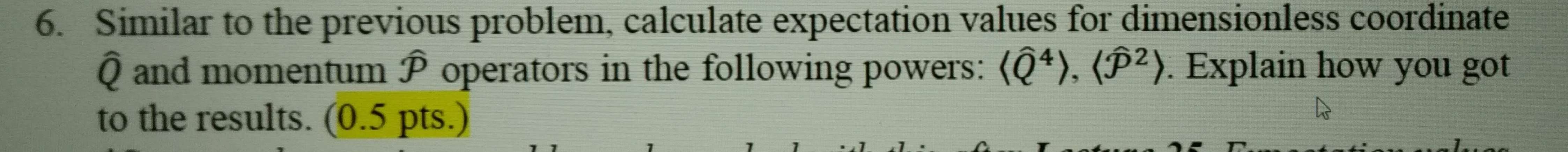 Solved Similar to the previous problem, calculate | Chegg.com