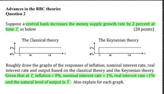 Solved Advances in the RBC theoriesQuestion 2Suppose a | Chegg.com