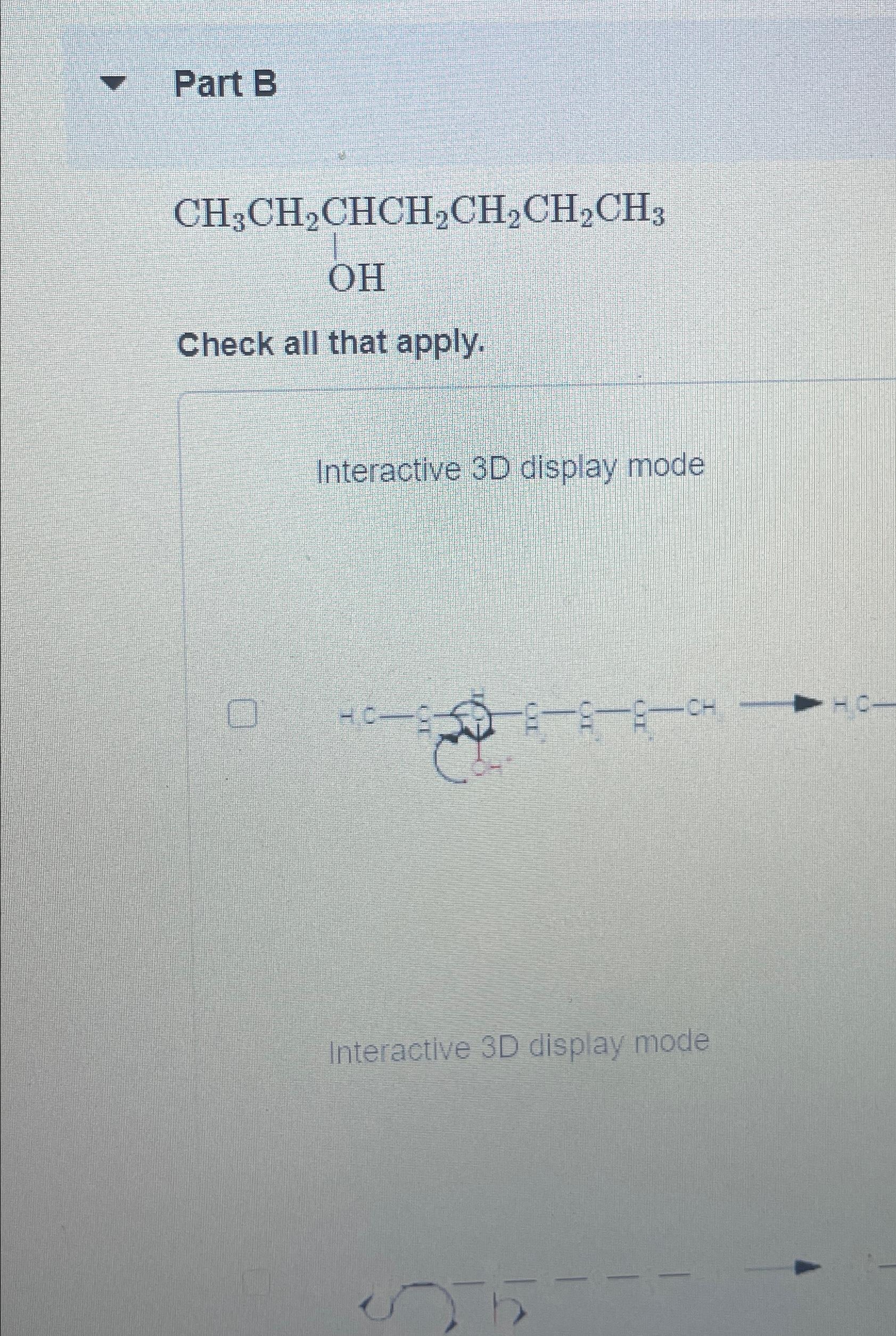 Solved Part BCheck all that apply.Interactive 3D display | Chegg.com