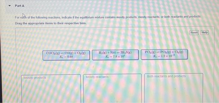 Solved For eabh of the following reactions, indicate if the | Chegg.com