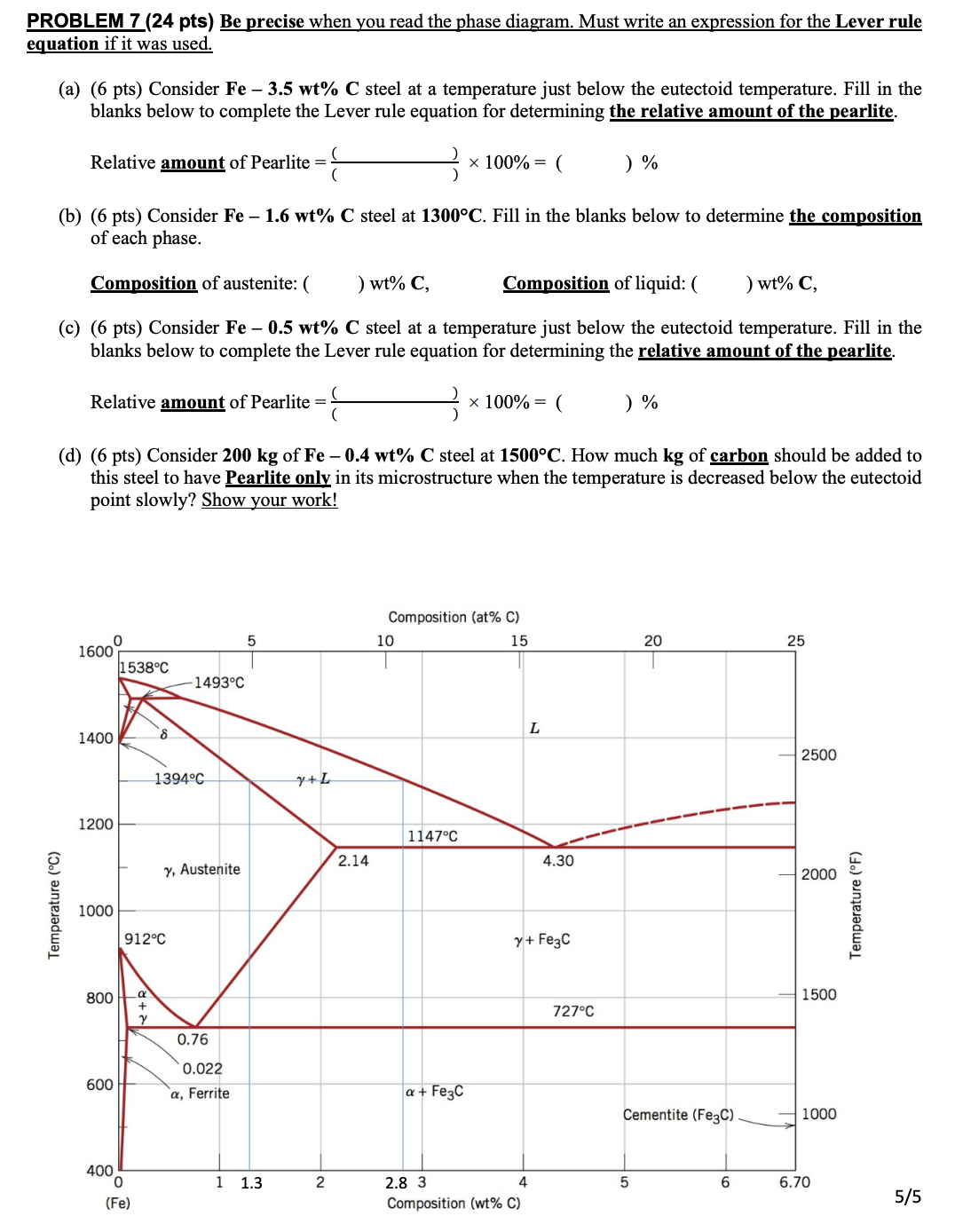 Solved PROBLEM 7 (24 pts) Be ﻿precise when you read the | Chegg.com