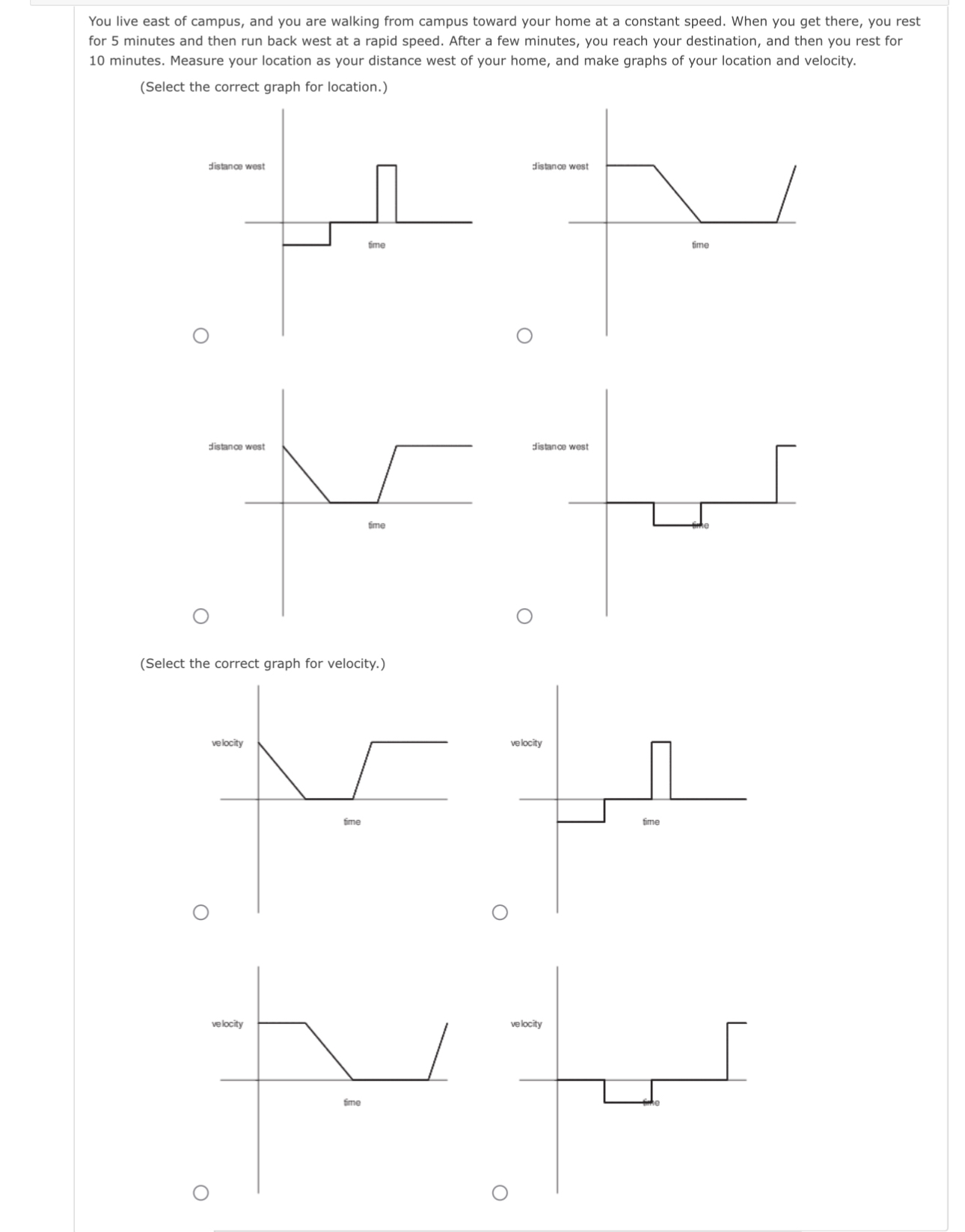 Solved You live east of campus, and you are walking from | Chegg.com
