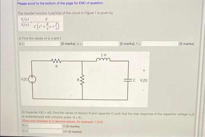 Solved Please scroll to the bottom of the page for END of | Chegg.com